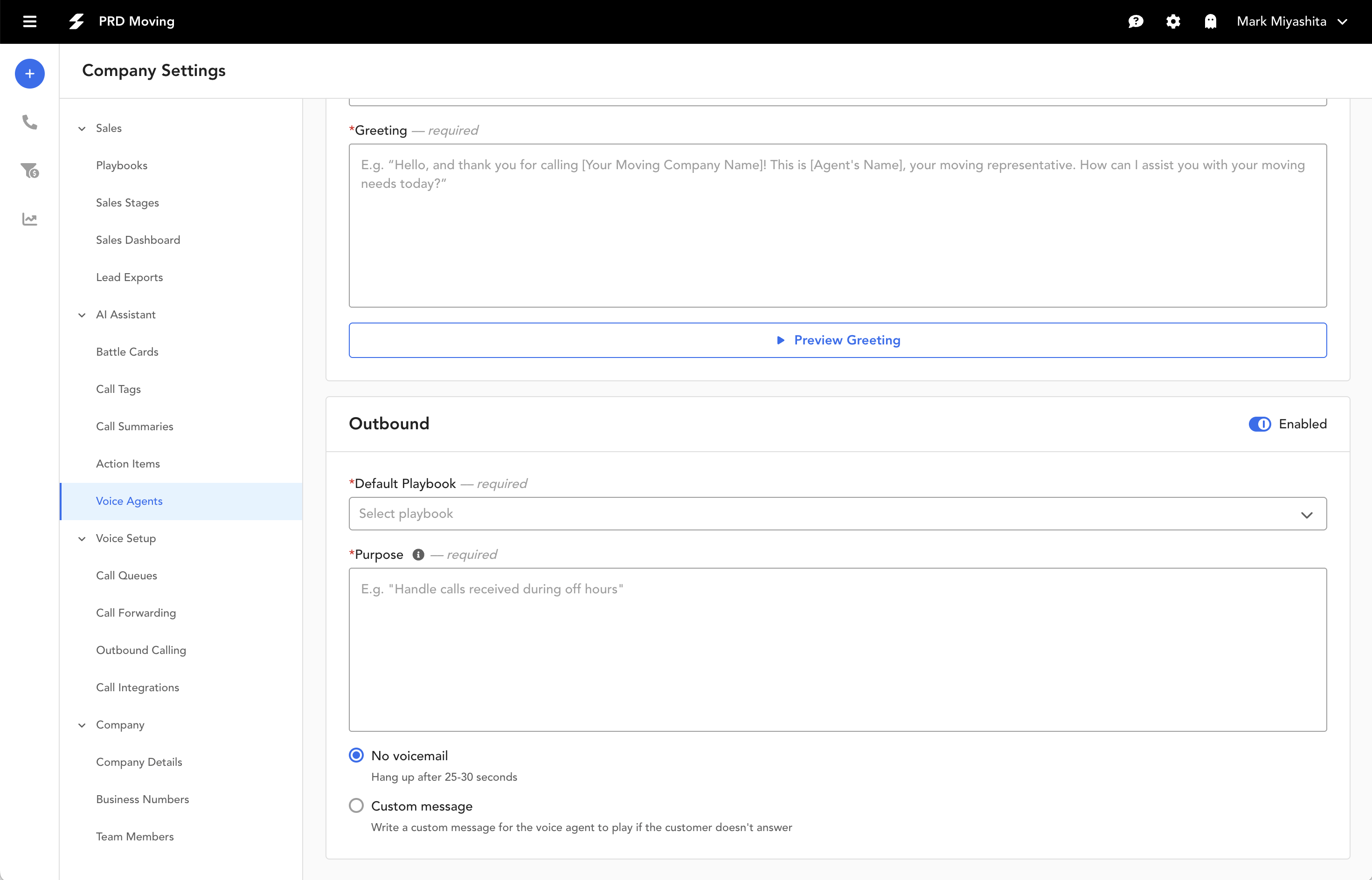 Setting Up Voice Agents for Outbound Auto Dialing – Supermove Help Center